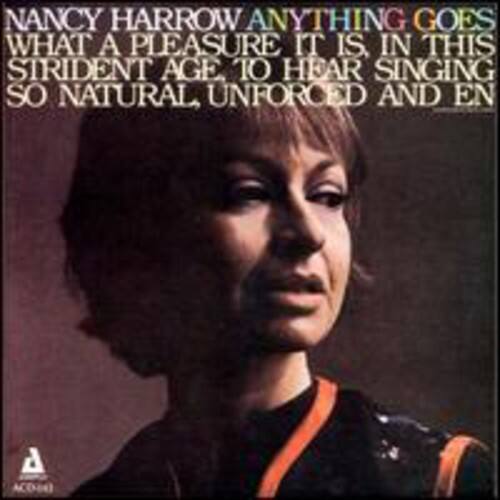 NANCY HARROW ANYTHING GOES WHAT A PLEASURE IT IS, IN THIS STRIDENT AGE ...