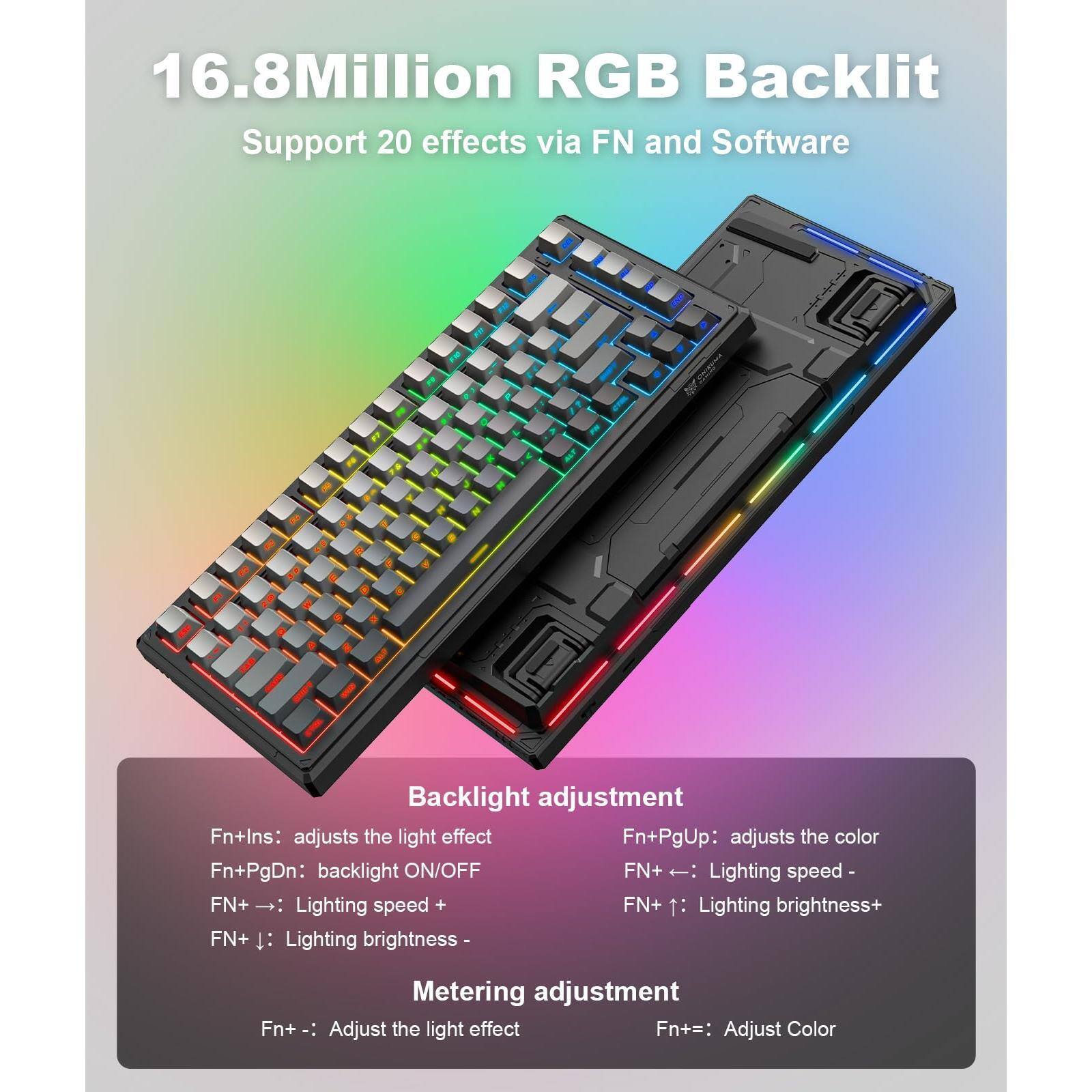 Cozy Serene Wireless Gaming Keyboards Gasket Mechanical ah tri mode Bt5 ...