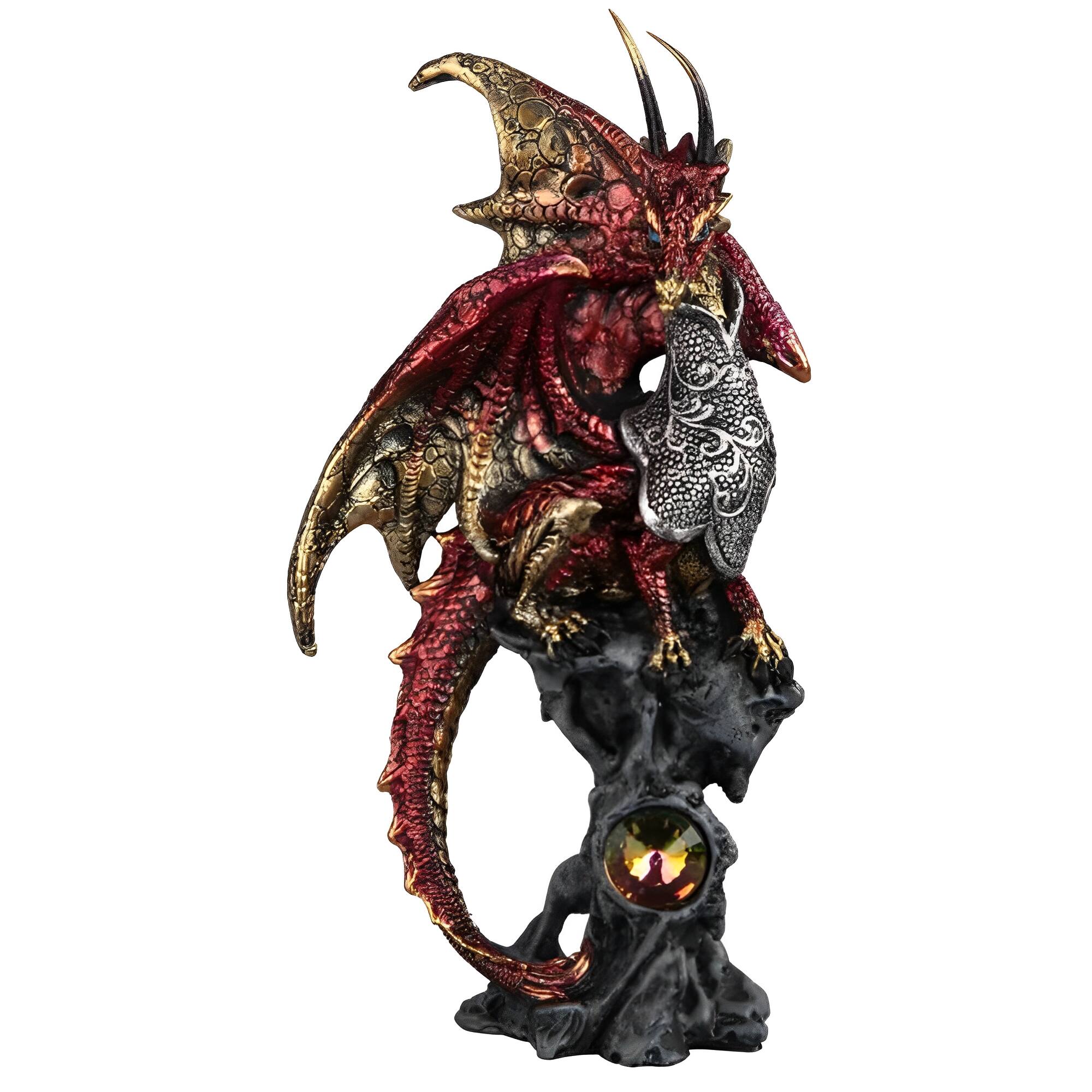 FC Design 6.25"H Dragon Guarding Pearl Figurine Statue Computer Desk ...
