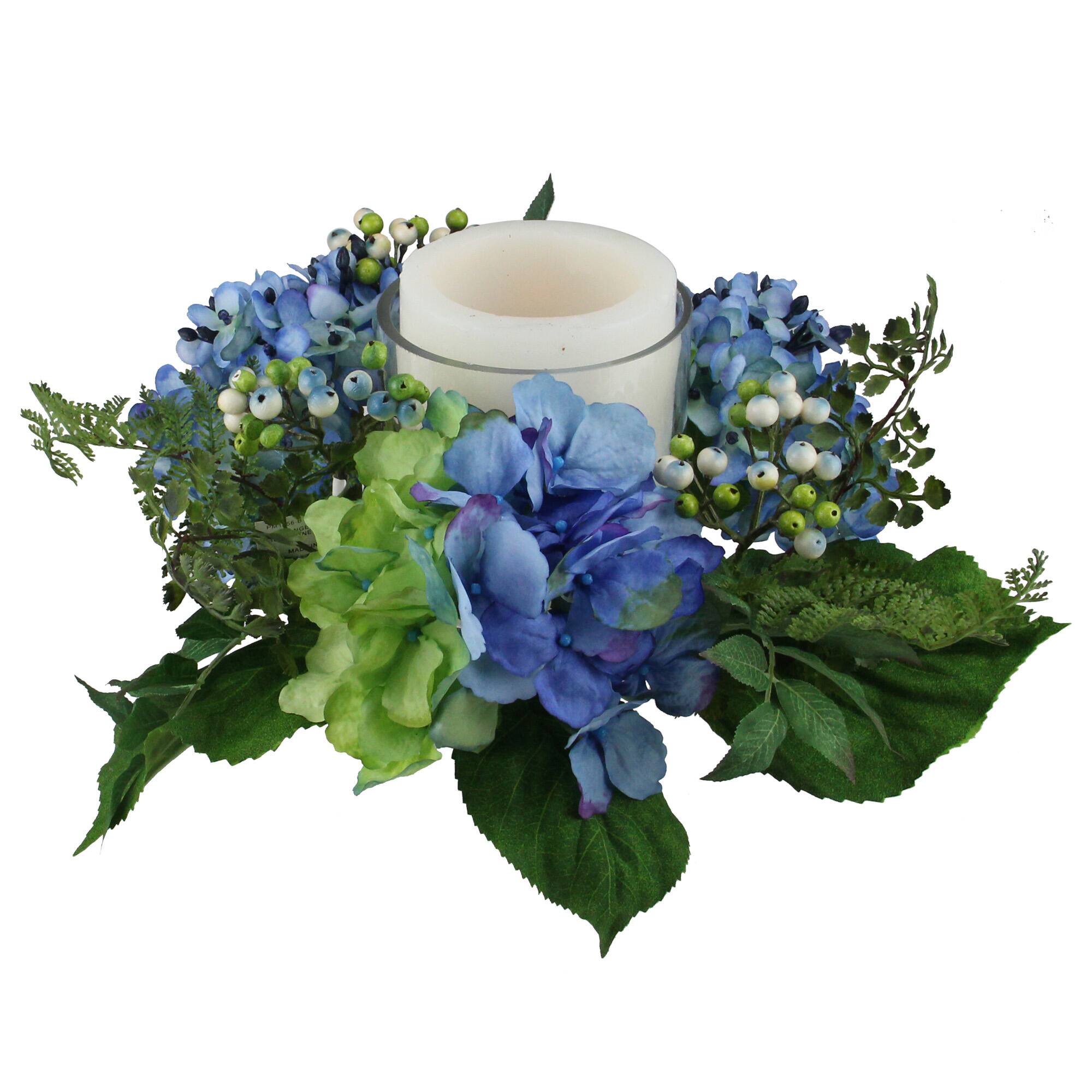 Select Artificials 16" Decorative Artificial and Green Hydrangea and ...