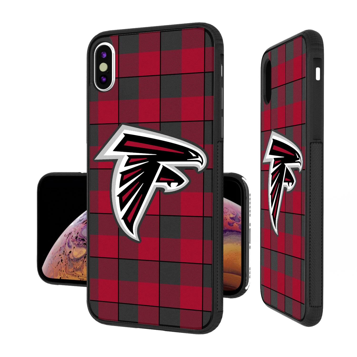 Keyscaper NFL Atlanta Falcons iPhone Plaid Design Bump Case XR ...