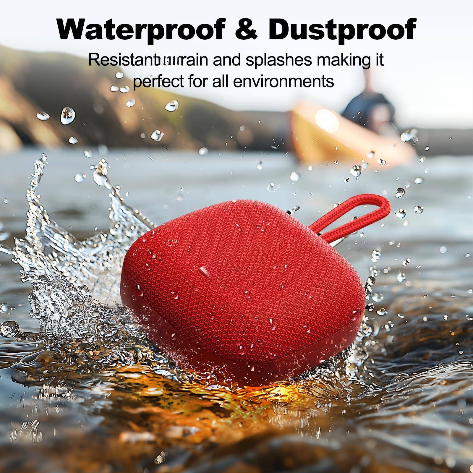 Cozy Serene Portable Speakers Wireless Ipx7 Waterproof Shower Hours ...