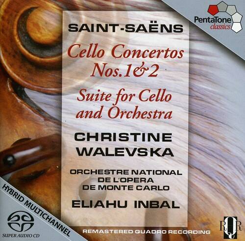 Christine Walevska Cello Ctos 1 & 2 / Suite for Cello & Orch SUPER ...
