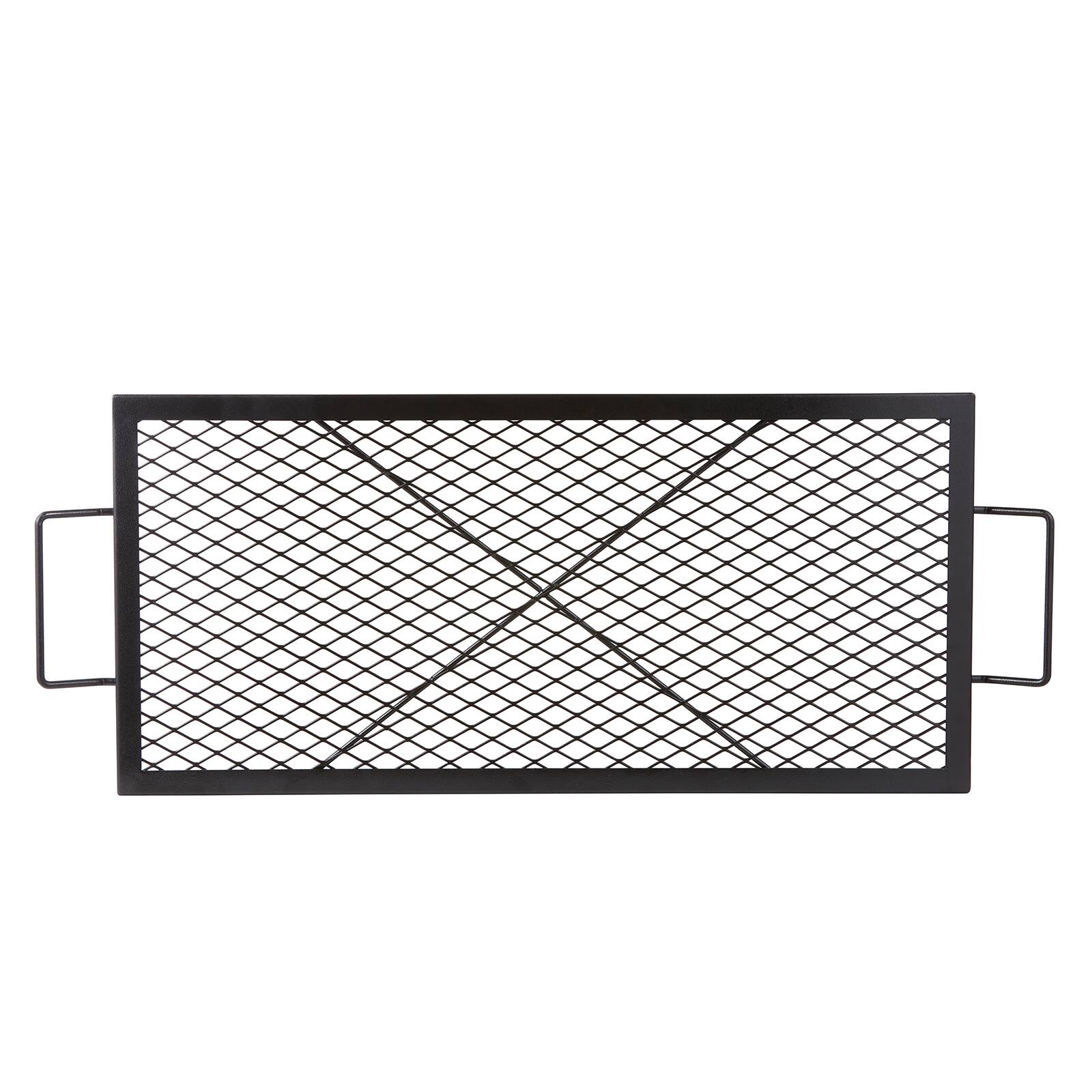 VEVOR X Marks Fire Pit Grill Grate, Rectangle Cooking Grate, Heavy Duty ...
