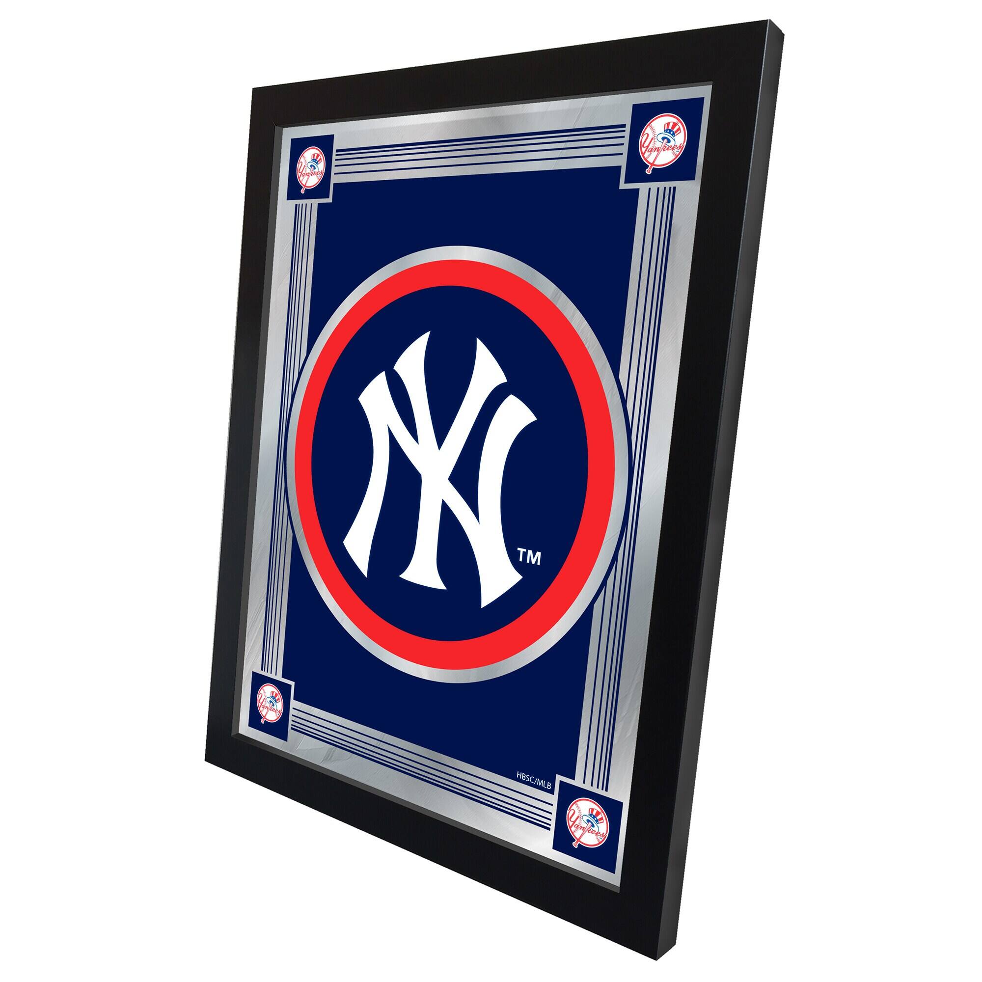 Holland Bar Stool Co. New York Yankees 17" x 22" Logo Wall Mirror ...