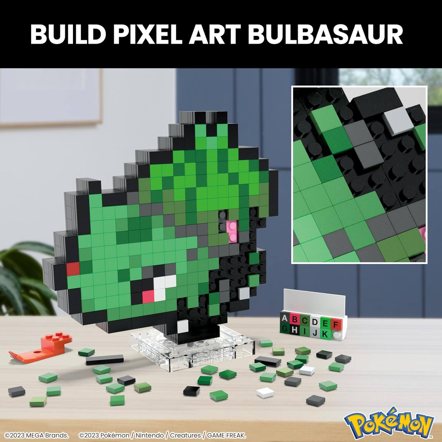 MEGA MEGA: Pokemon [Pixel Art Bulbasaur] - Best Buy