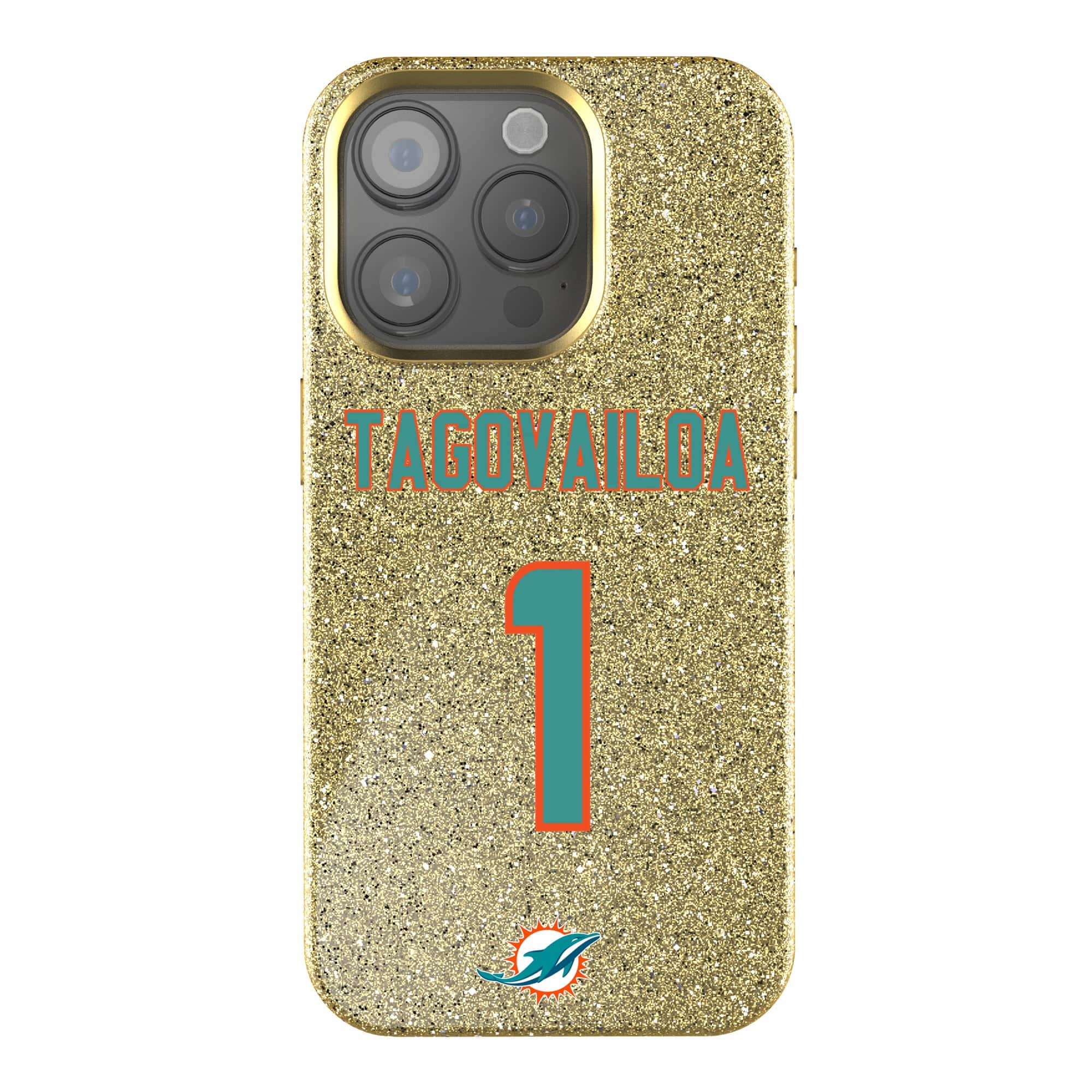 NFL Keyscaper - - Tua Tagovailoa Miami Dolphins Bling iPhone - 15 Plus ...