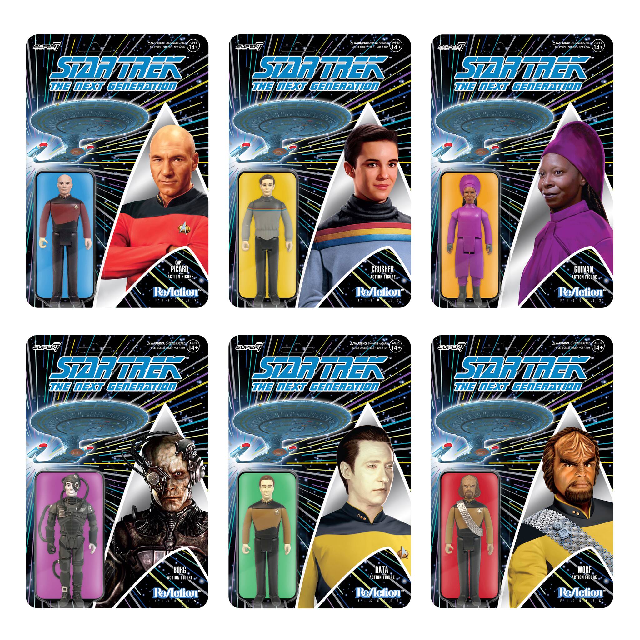 Best Buy: Super7 ReAction 3.75 in Plastic Star Trek: The Next ...