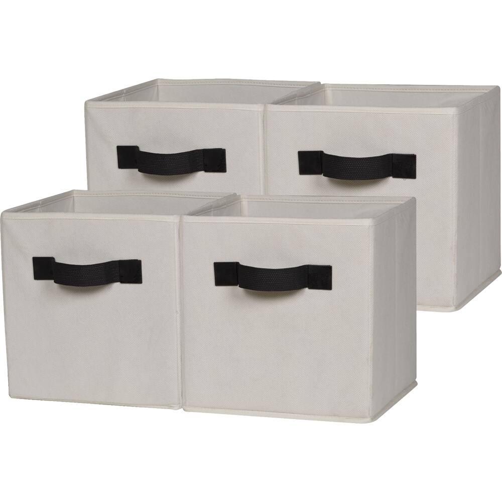 Best Buy: OneSpace Foldable Cloth Storage Cube (4 Pack) Beige 50-CB4P08