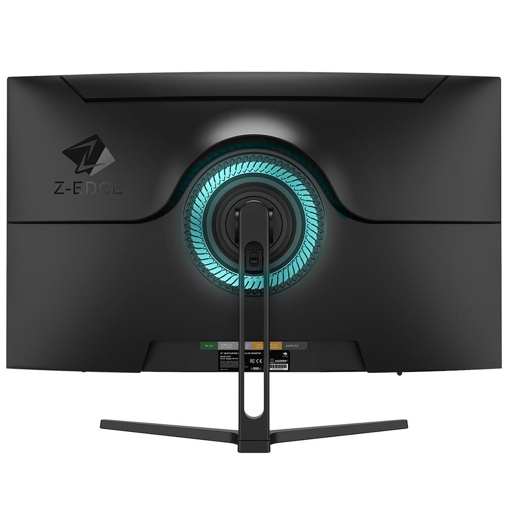 Z Edge 32" 2560 x 1440 QHD 170Hz 1ms 2K Curved Gaming Monitor, HDMI x 2, DP x 2, FreeSync ...