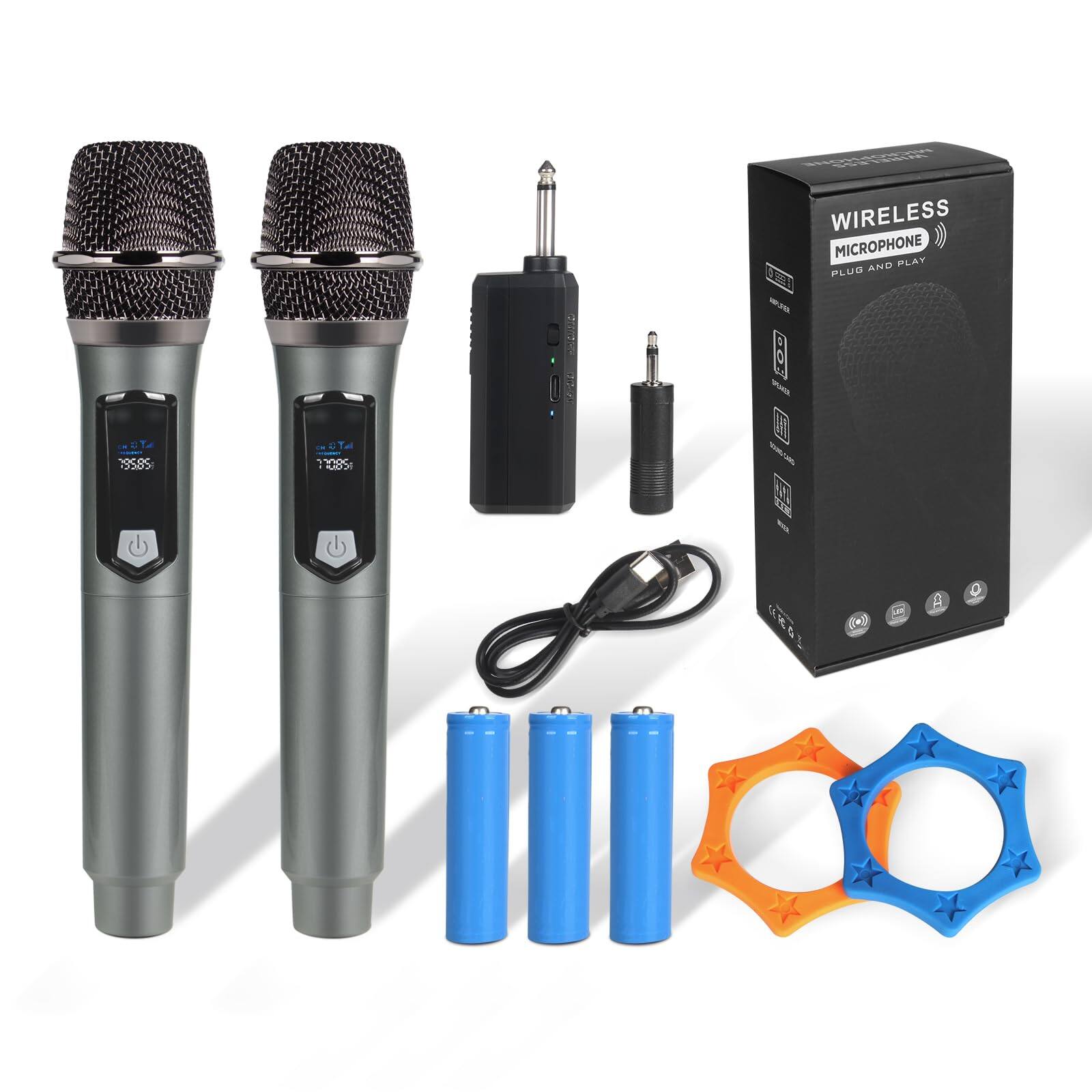 Dazzling Pops J iy Wireless Microphone Set For Singing Speech Events 2 ...