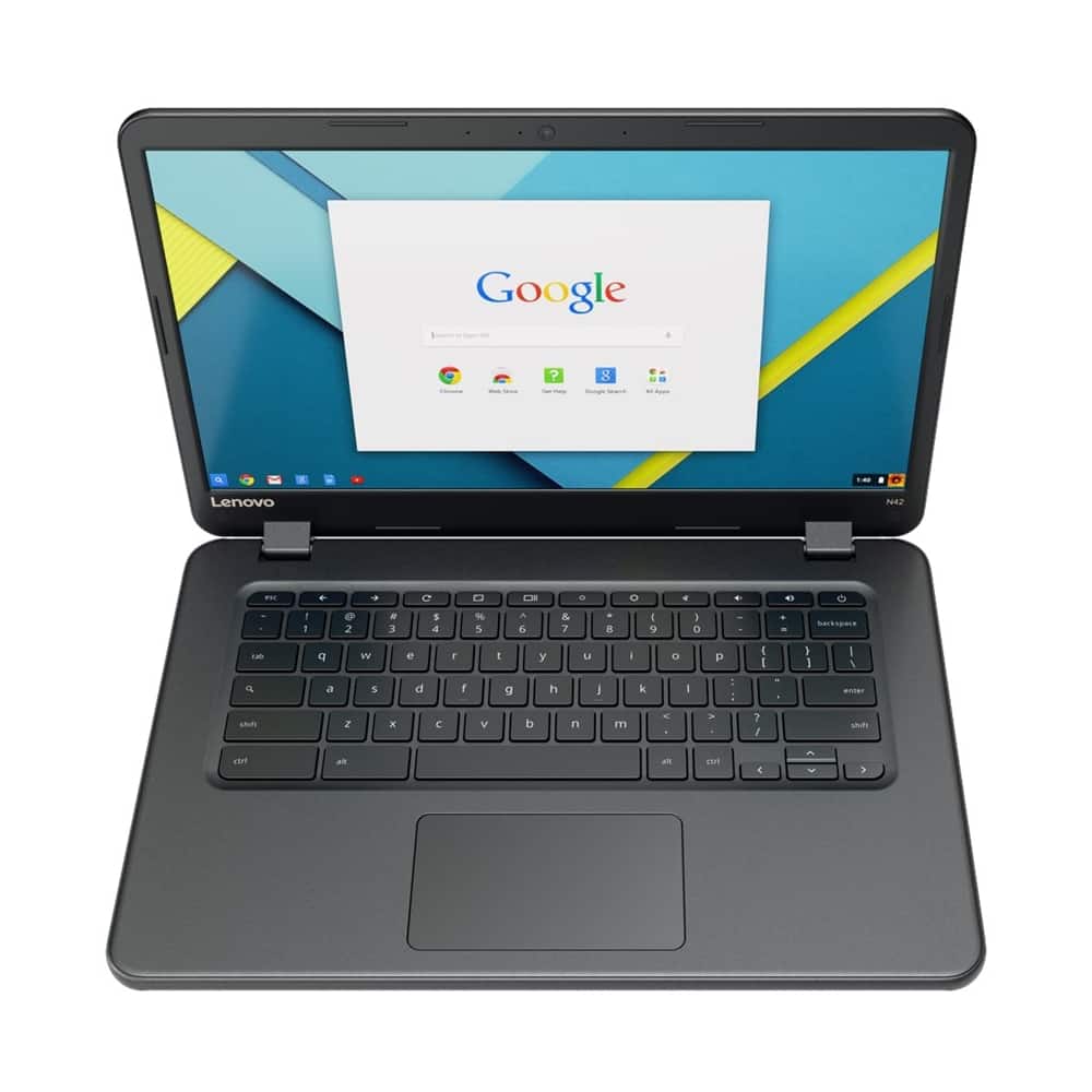 Best Buy: Lenovo N42-20 14" Chromebook Intel Celeron 4GB Memory 32GB ...