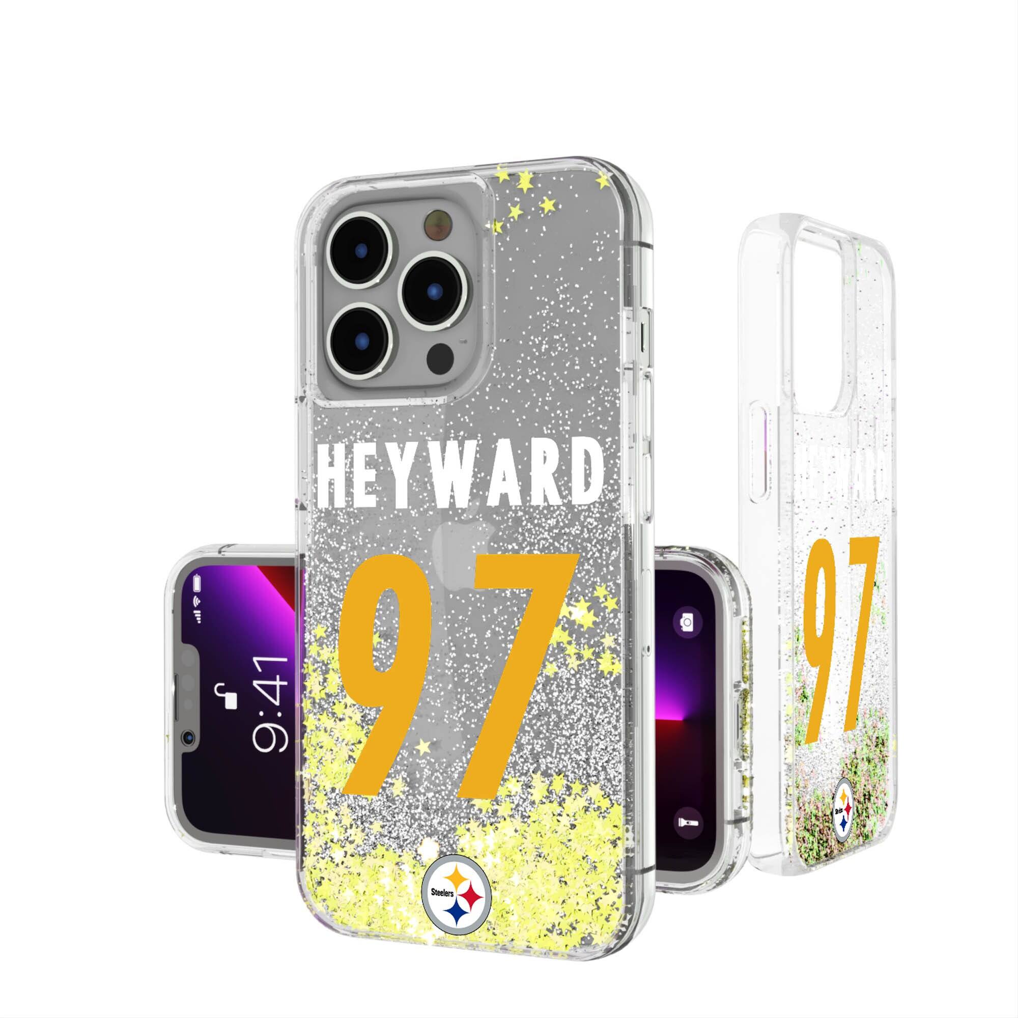 Keyscaper NFL Cameron Heyward Pittsburgh Steelers iPhone Glitter Phone ...