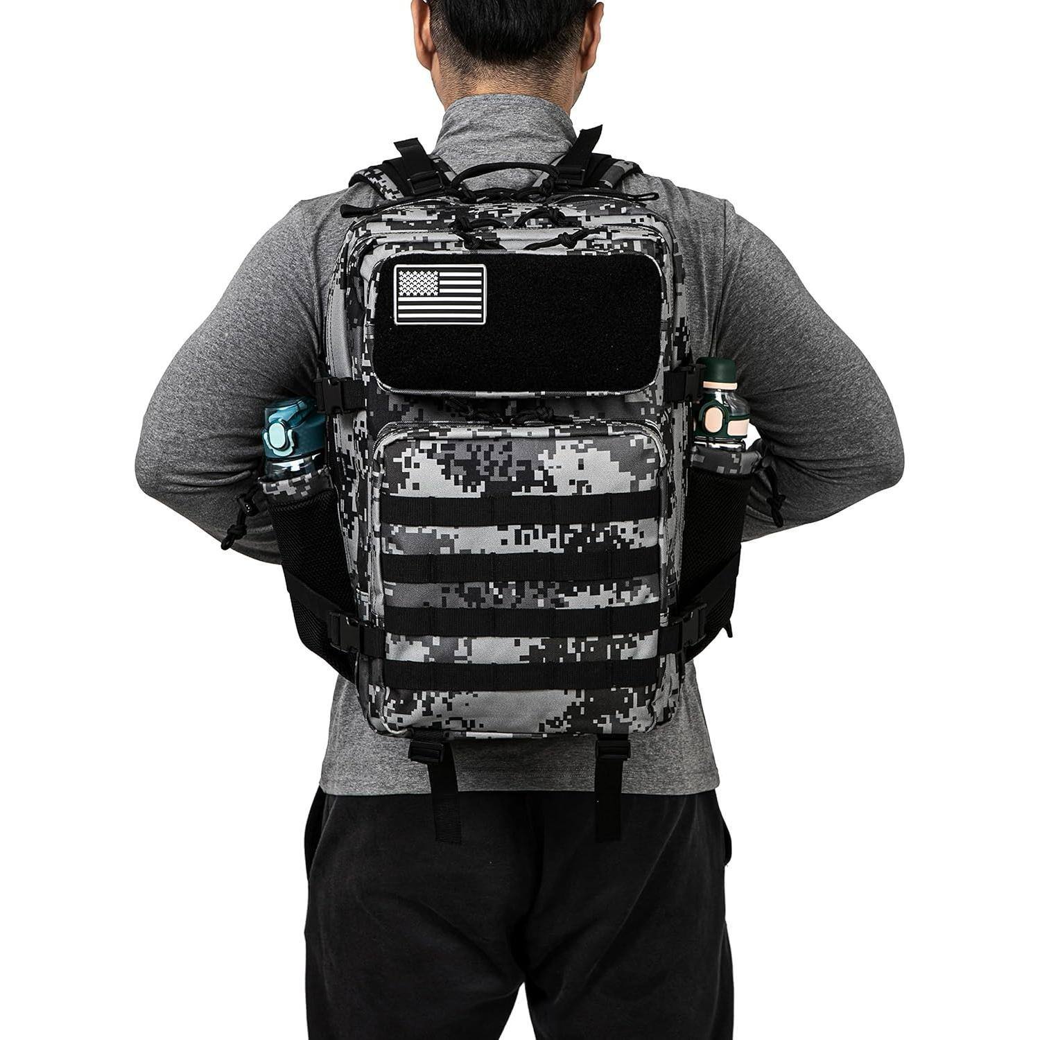 Live At Space 25L/35L/45L Backpack For Men Molle Daypack 3 Day Out Bag ...