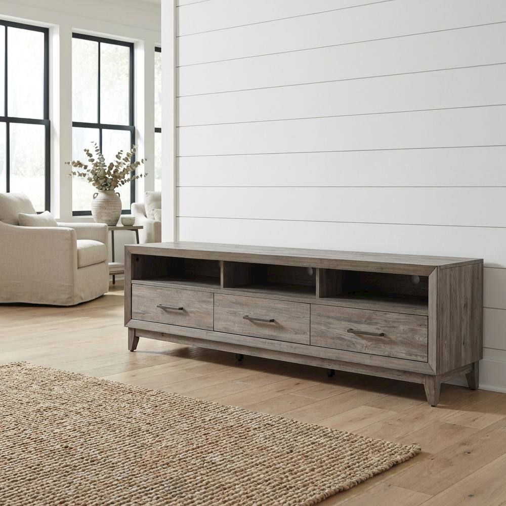 Starlight Canyon Home Driftwood TV console, contemporary style, wood ...