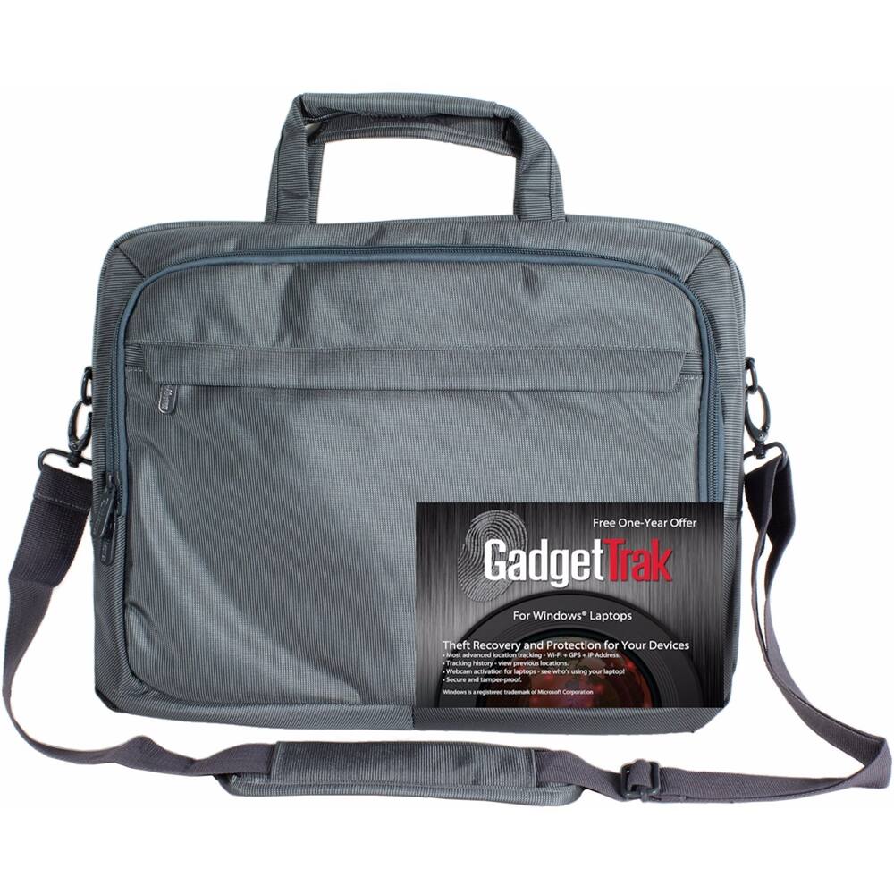 Best Buy: ToteIt! Deluxe Laptop Case Gray 09125