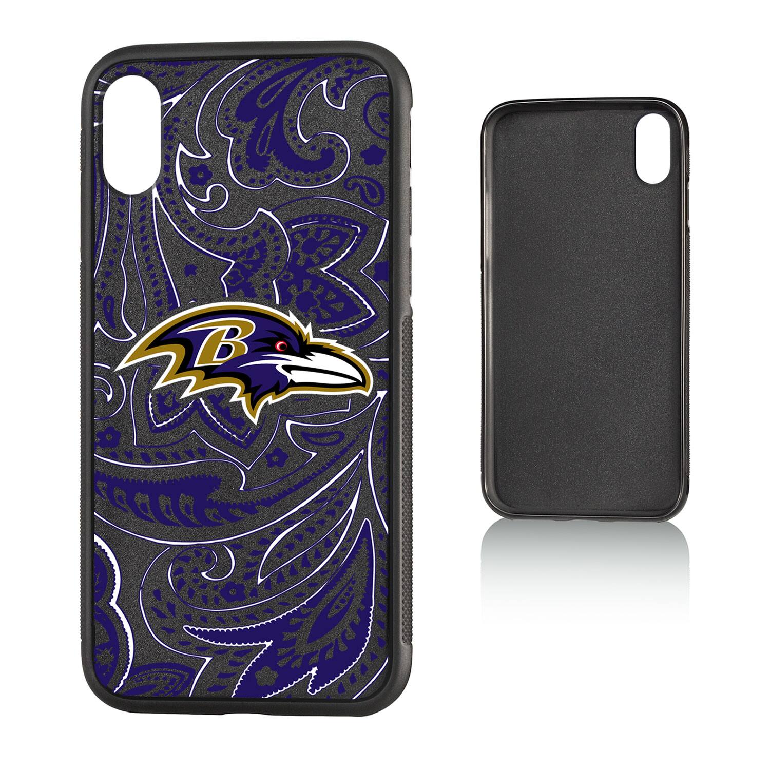 Keyscaper NFL Baltimore Ravens iPhone Paisley Design Bump Case 15 Pro ...