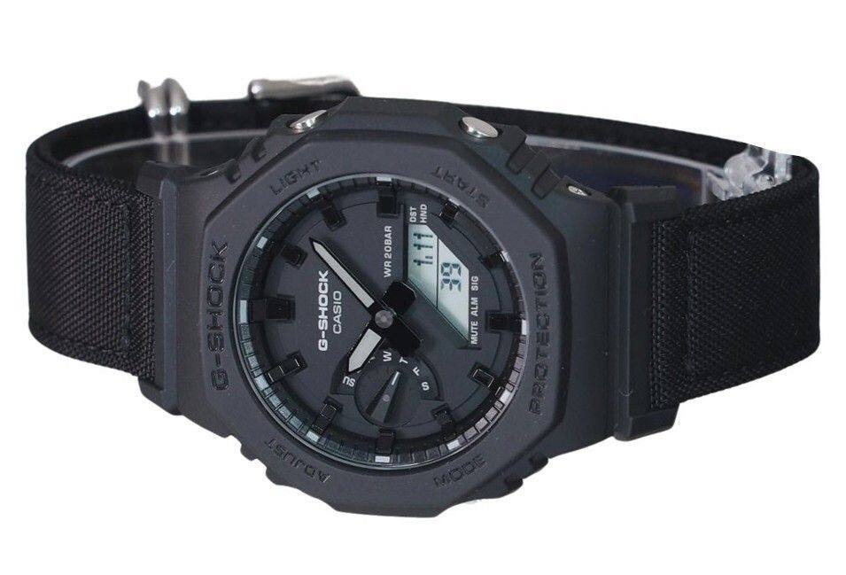 Casio G Shock Analog Digital Eco Cloth Strap Dial Quartz GA 2100BCE 1A ...