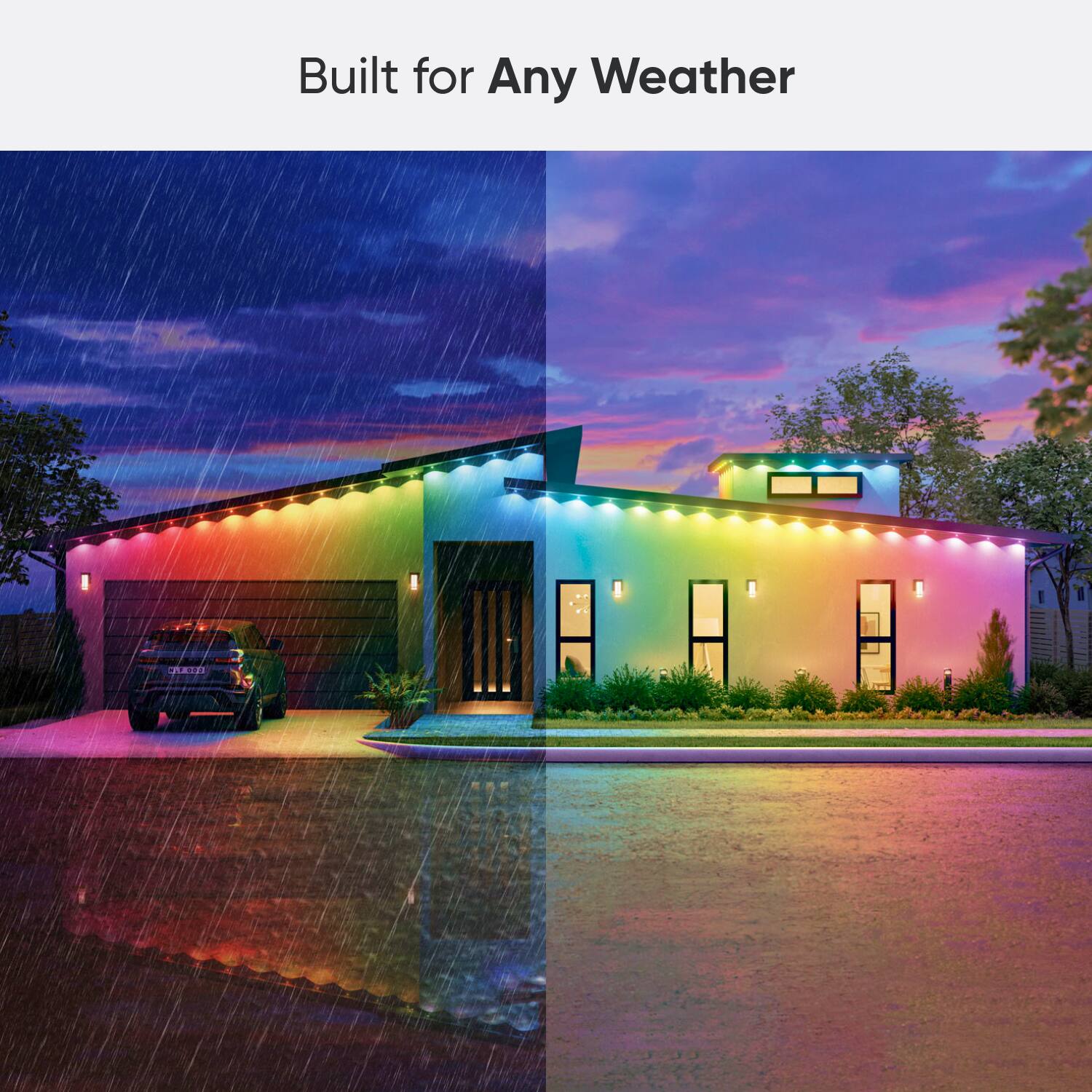 Nanoleaf Matter Smart Multicolor Permanent Outdoor Lights Smarter Kit ...