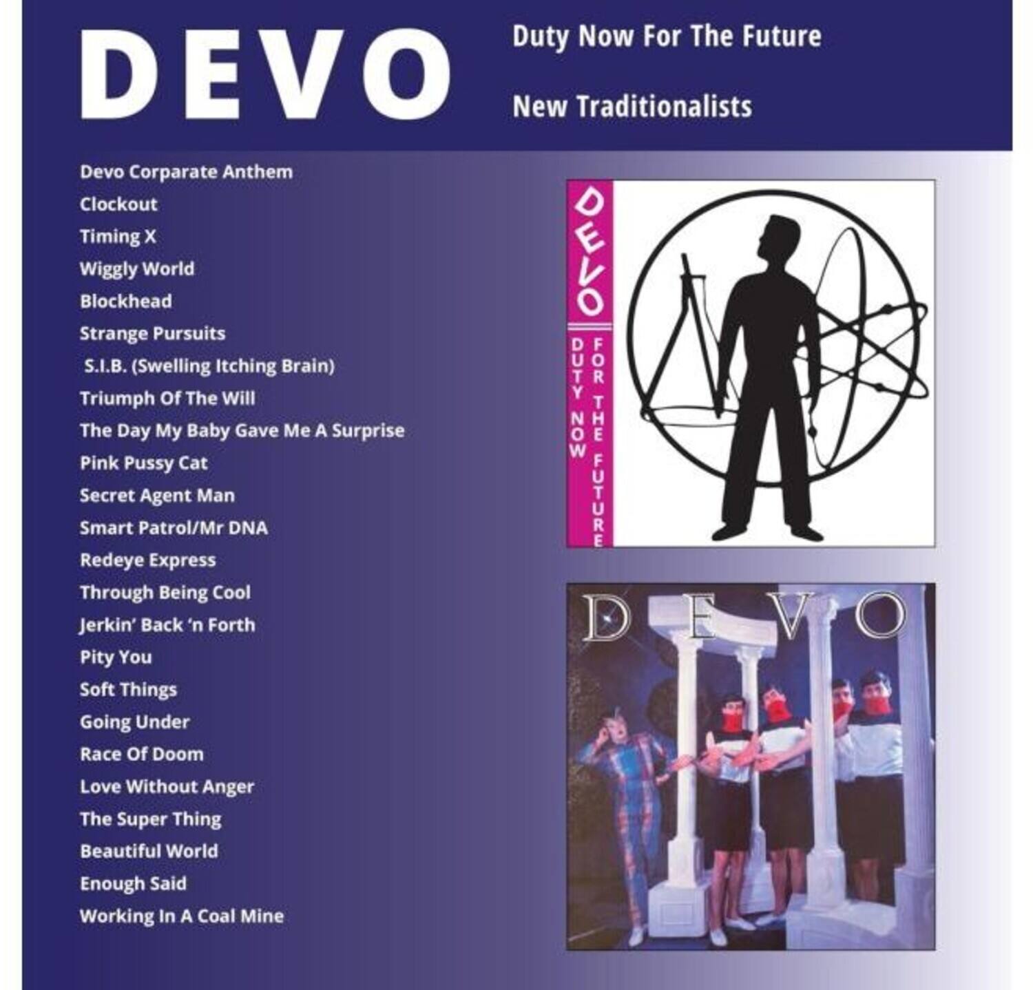 Devo Duty Now For The Future / New Traditionalists COMPACT DISCS [CD] - Best Buy