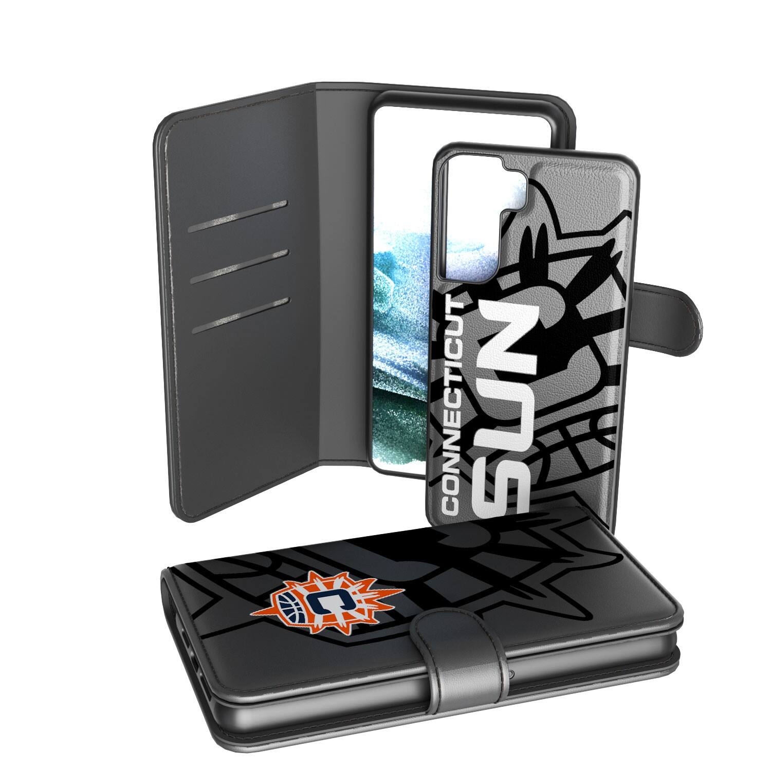 Keyscaper WNBA Connecticut Sun Samsung Galaxy Monocolor Wallet Case S20 ...