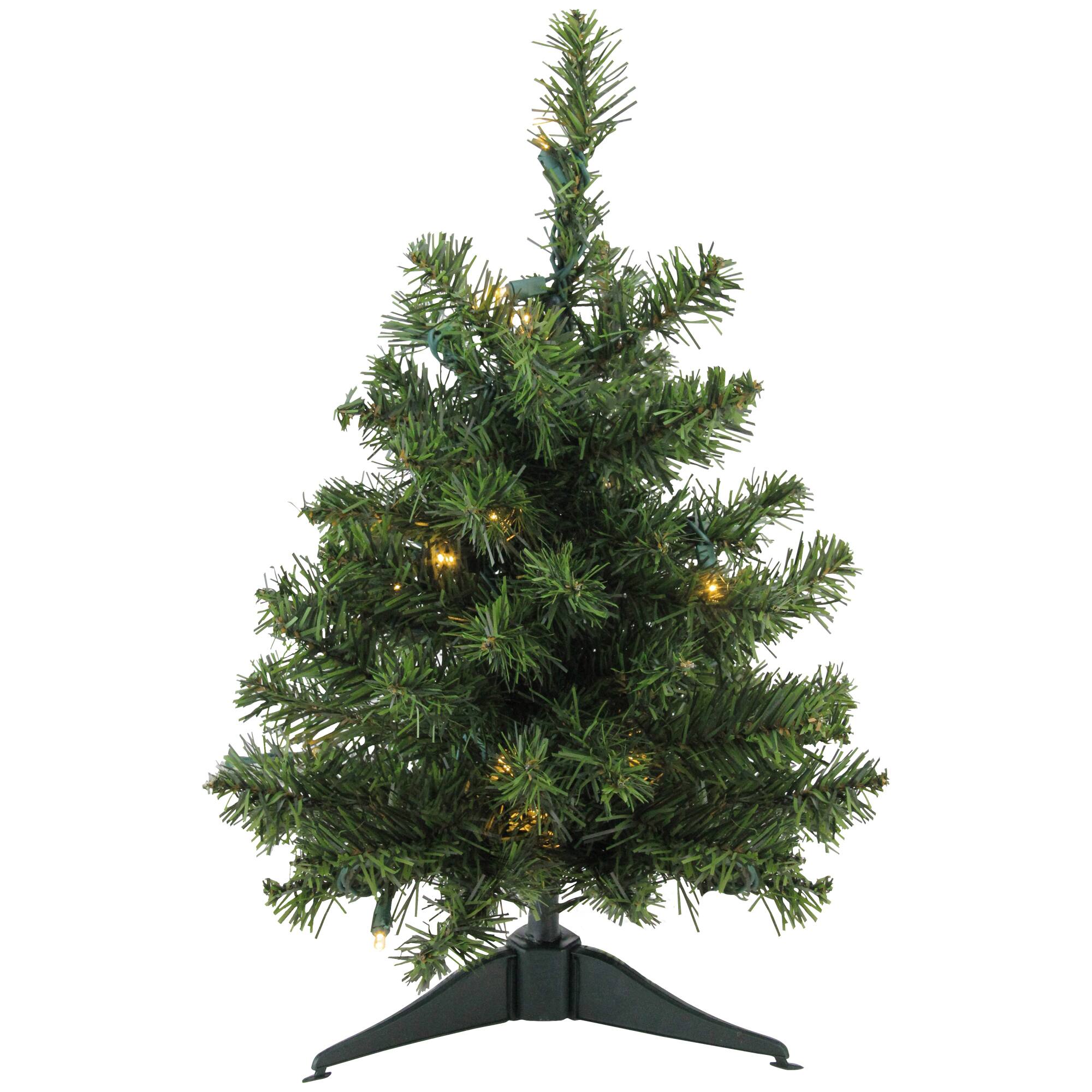 Northlight Pre Lit Medium Canadian Pine Artificial Christmas Tree 18 ...