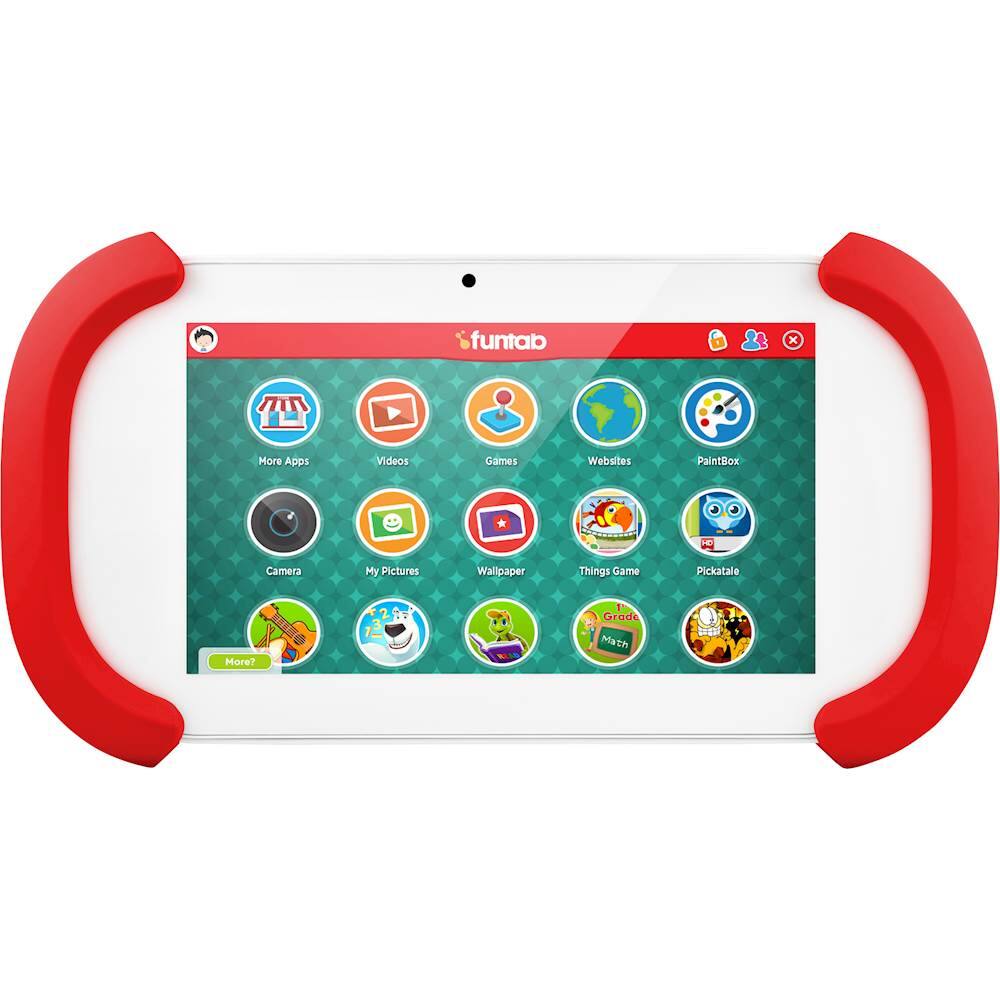 Ematic 7" Tablet 16GB Red/White FUNTAB3 - Best Buy
