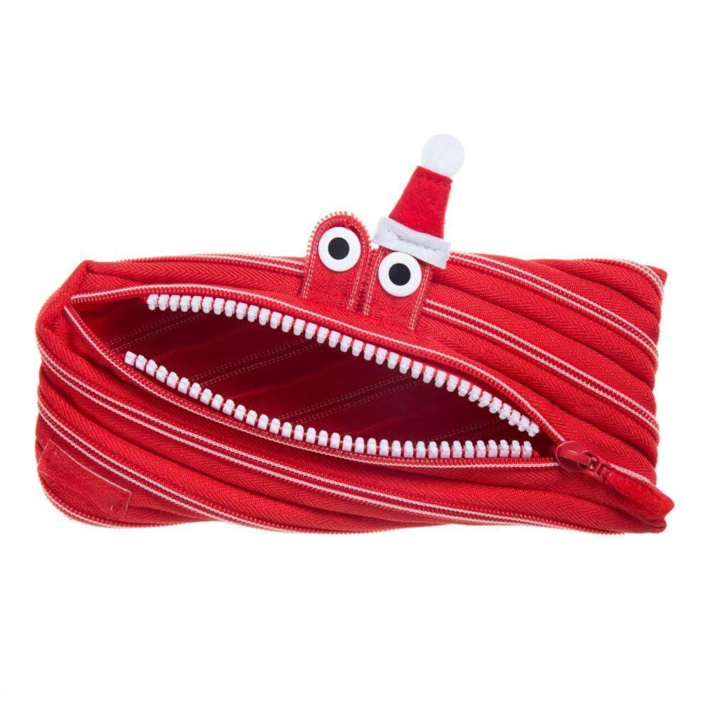 Dapper Styles Christmas Monster Pencil Case For Holiday Themed Gift Bag ...