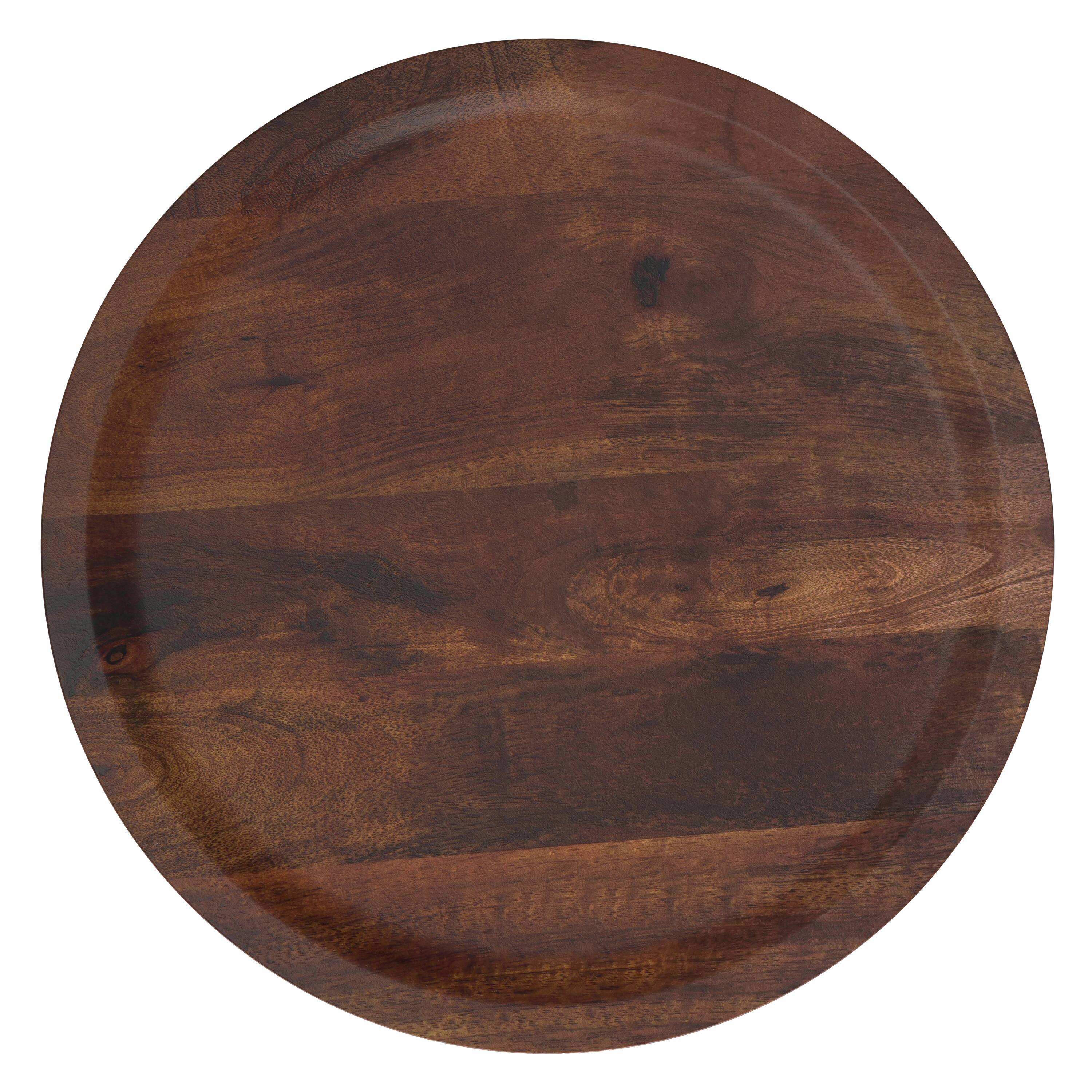 Simpli Home Haynes 16 inch Wide Solid Mango Boho Accent Table in Dark ...