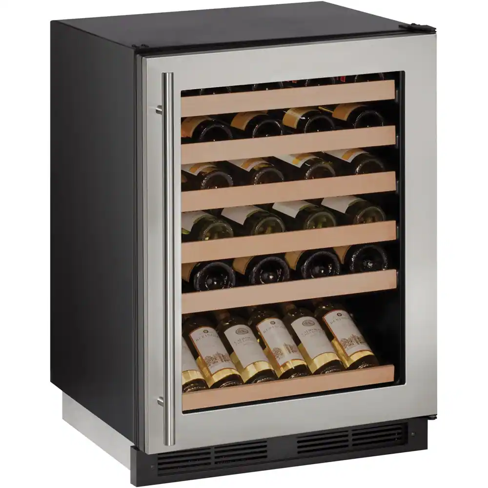U Line Wine Captain 48 Bottle Built In Wine Cooler Stainless Steel U ...