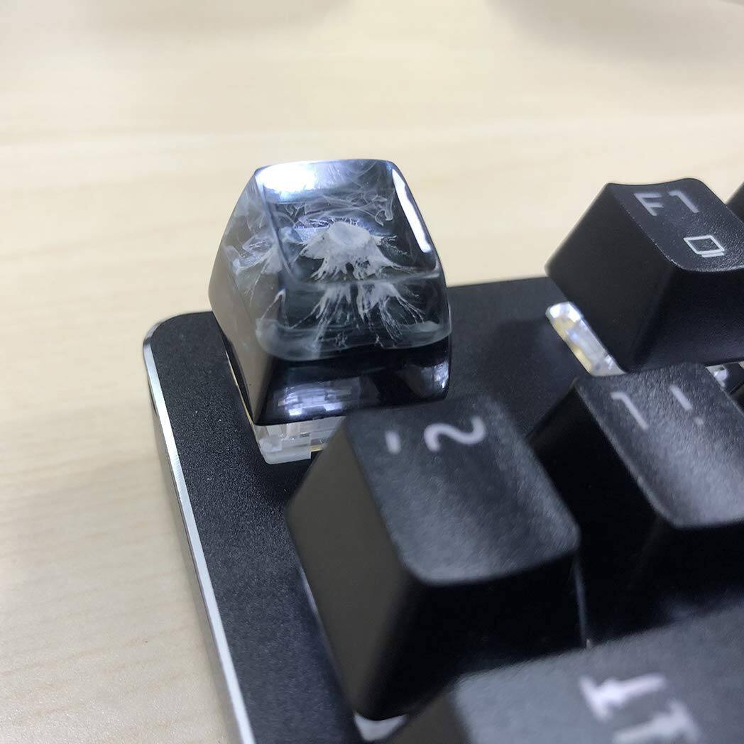 Cozy Serene Transparent Keycap Fog Style Mountain For Mx Mechanical ...