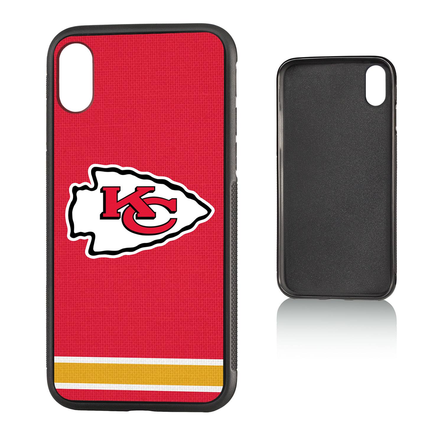 Keyscaper NFL Kansas City Chiefs iPhone Stripe Design Bump Case ...