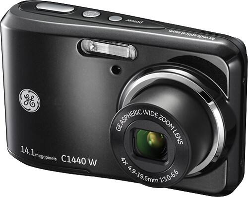 Best Buy: GE Smart Series C1440W 14.1-Megapixel Digital Camera Black ...