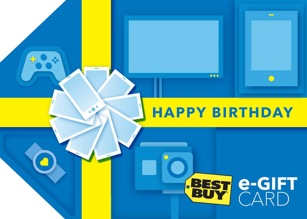 Customer Reviews: Best Buy® $75 Happy Birthday Present Gift Card ...