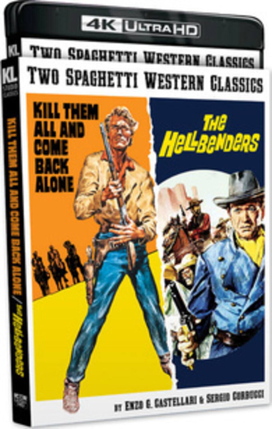 Spaghetti Western Classics (Kill Them All and Come Back Alone / The Hellbenders) 4K Blu Ray [4K ...
