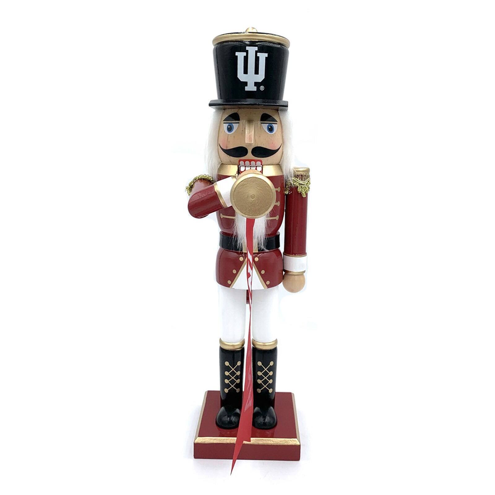 Santa's Workshop Indiana Hoosiers 14" Bugler Nutcracker Red 200651833 ...