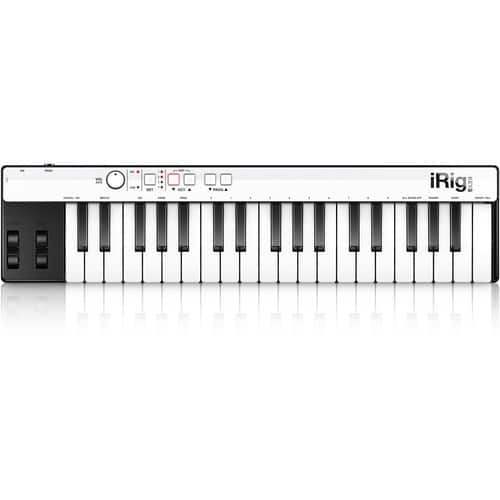 Best Buy: IK Multimedia iRig Keys with Lightning Black/White IPIRGKEYSLGT