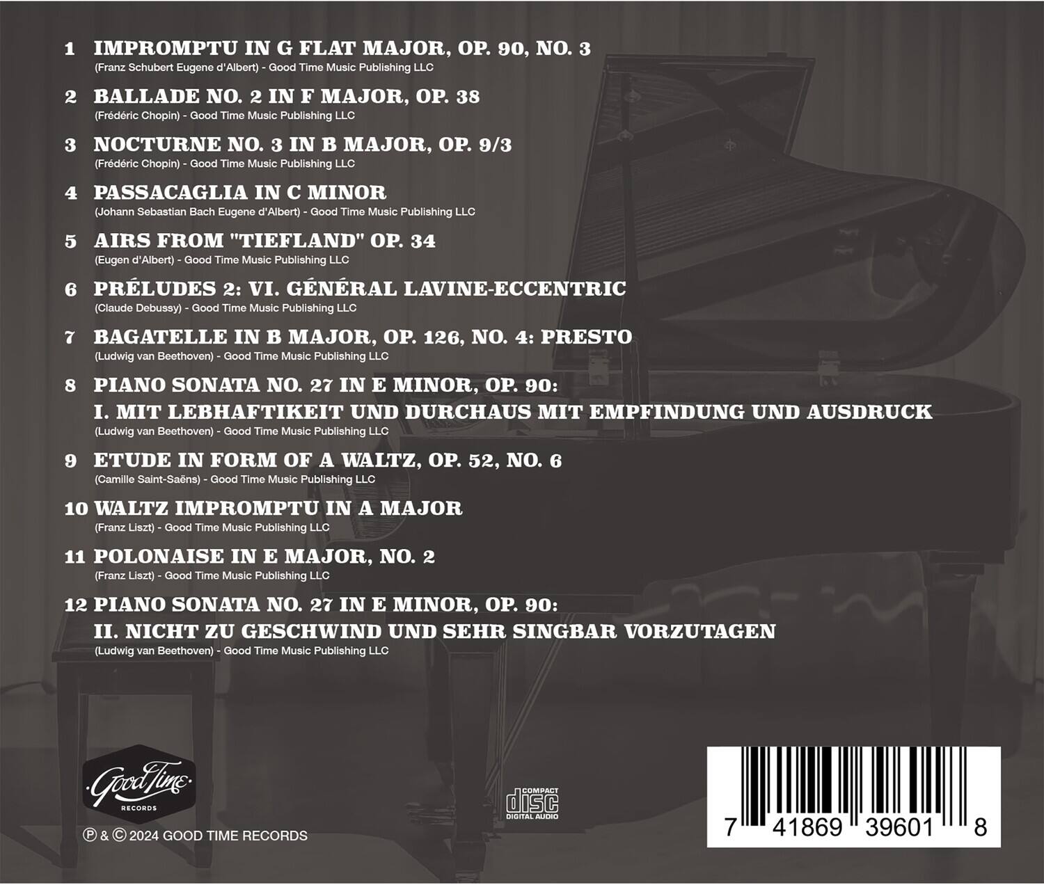 Eugene D'Albert The Condon Collection: Masters of The Piano Roll ...