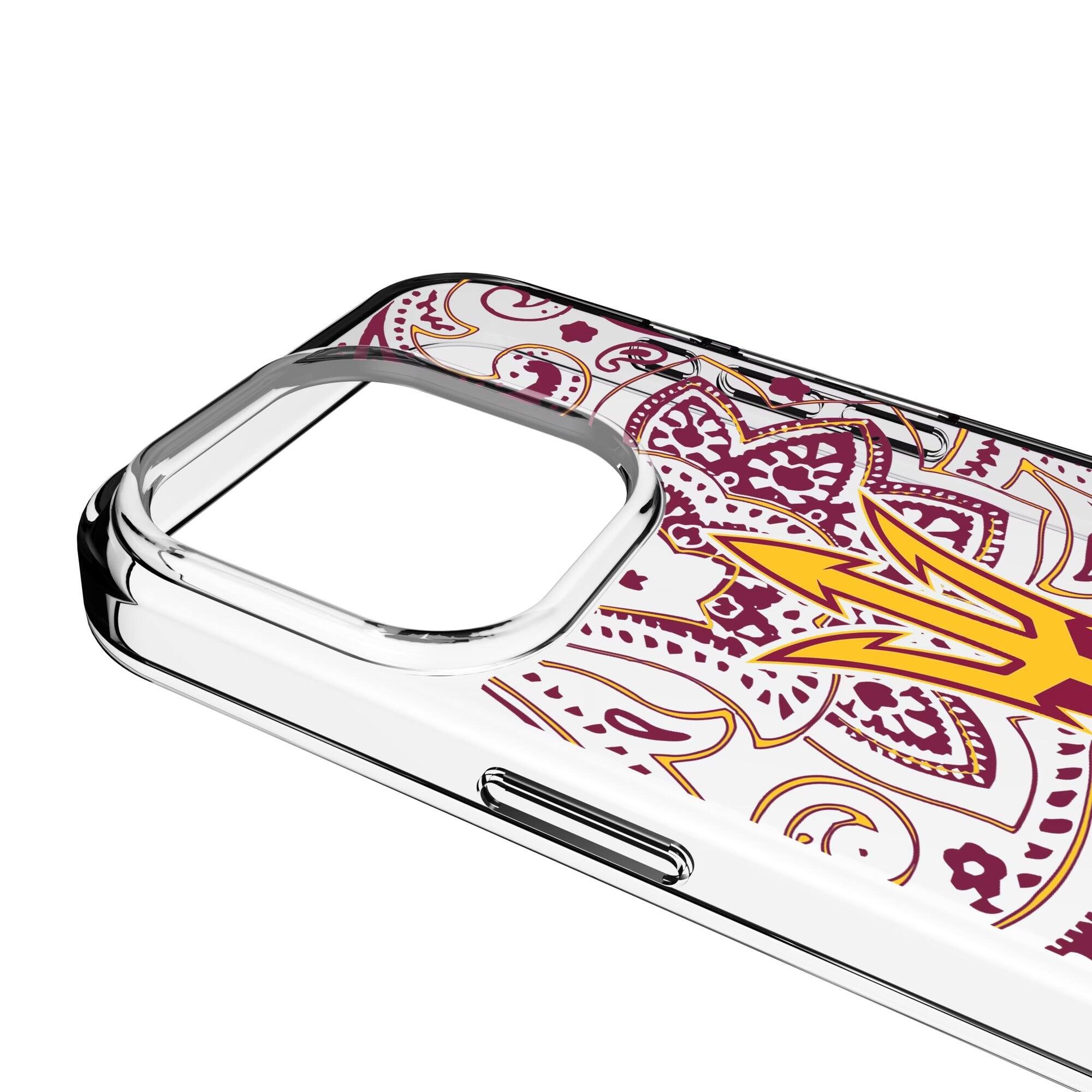 Keyscaper NCAA Arizona State Sun Devils iPhone Paisley Design Clear ...