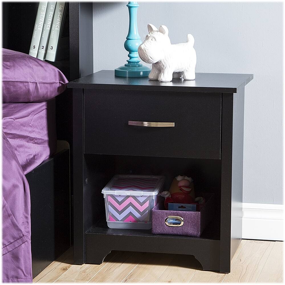 Customer Reviews: Southwest Fusion 1-Drawer Dresser Pure black 9008062 ...