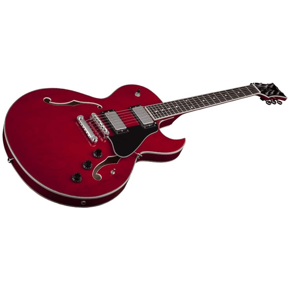 Best Buy: Dean Colt 6-String Full-Size Electric Guitar Transparent red ...