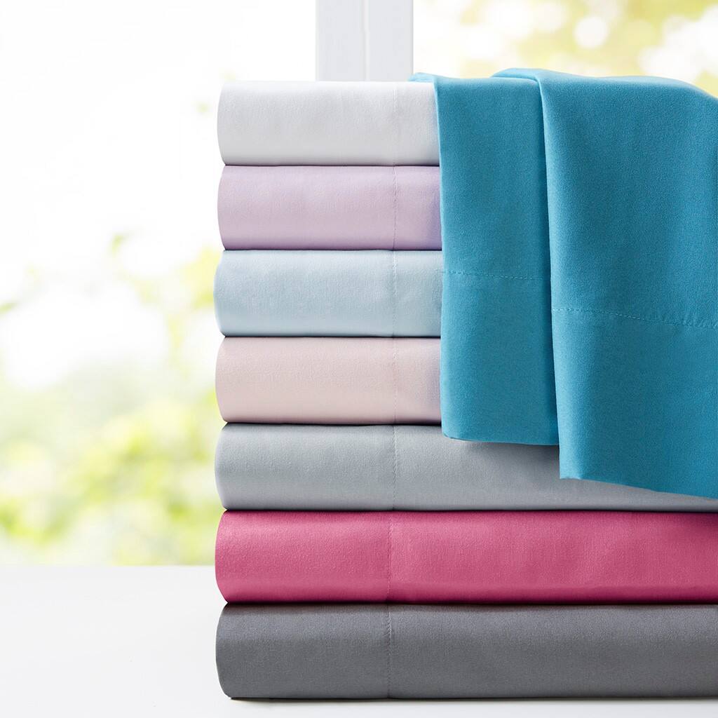 Gracie Mills Ruby All Season Microfiber Soft Touch Sheet Set Blue 2122 ...