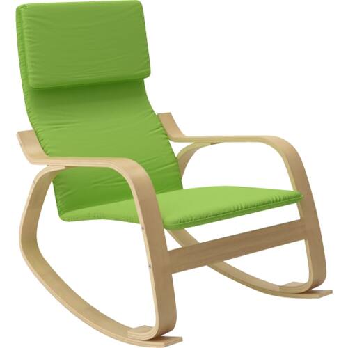 CorLiving Aquios Bentwood Contemporary Rocking Chair Natural Wood ...