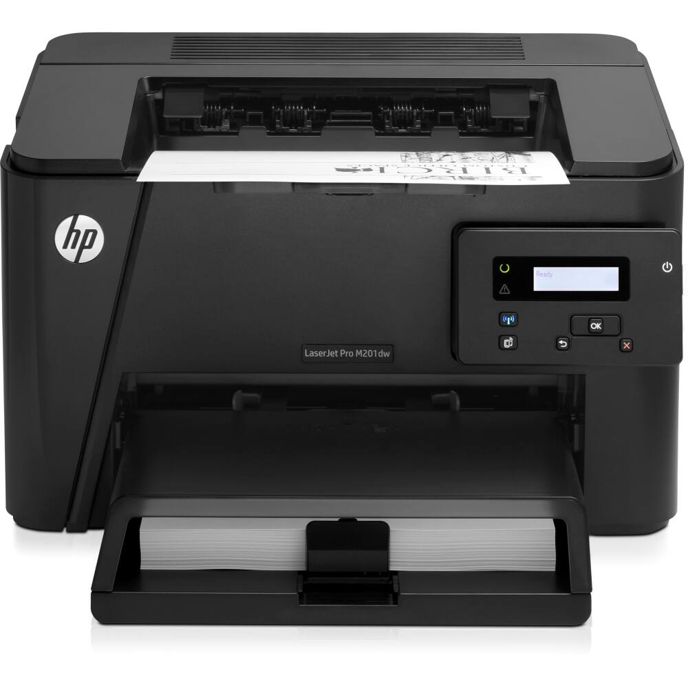 HP Refurbished LaserJet Pro M201DW Wireless and White Printer Black ...