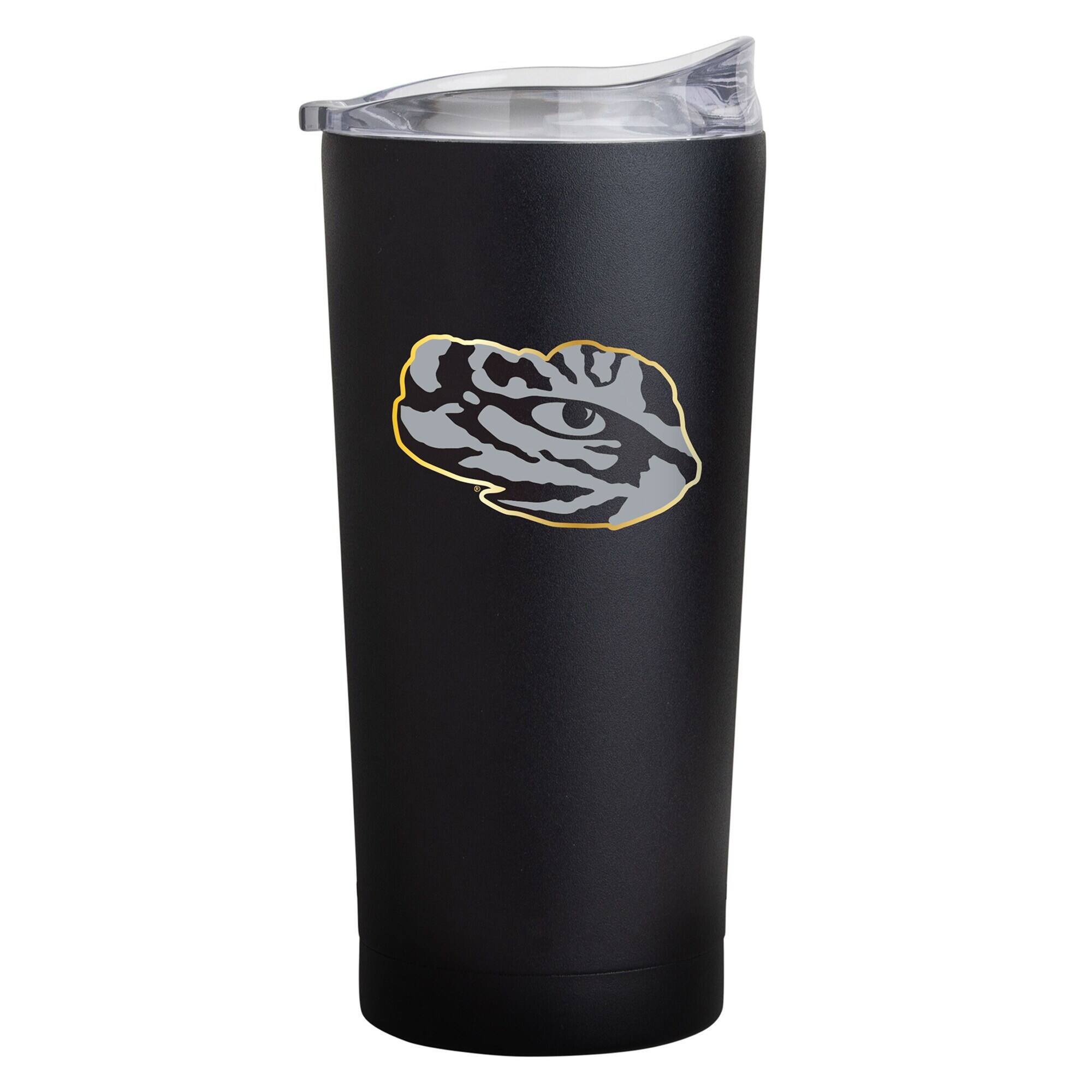 Logo Brands - LSU Tigers Black Foil 20oz. Powder Coat Tumbler ...