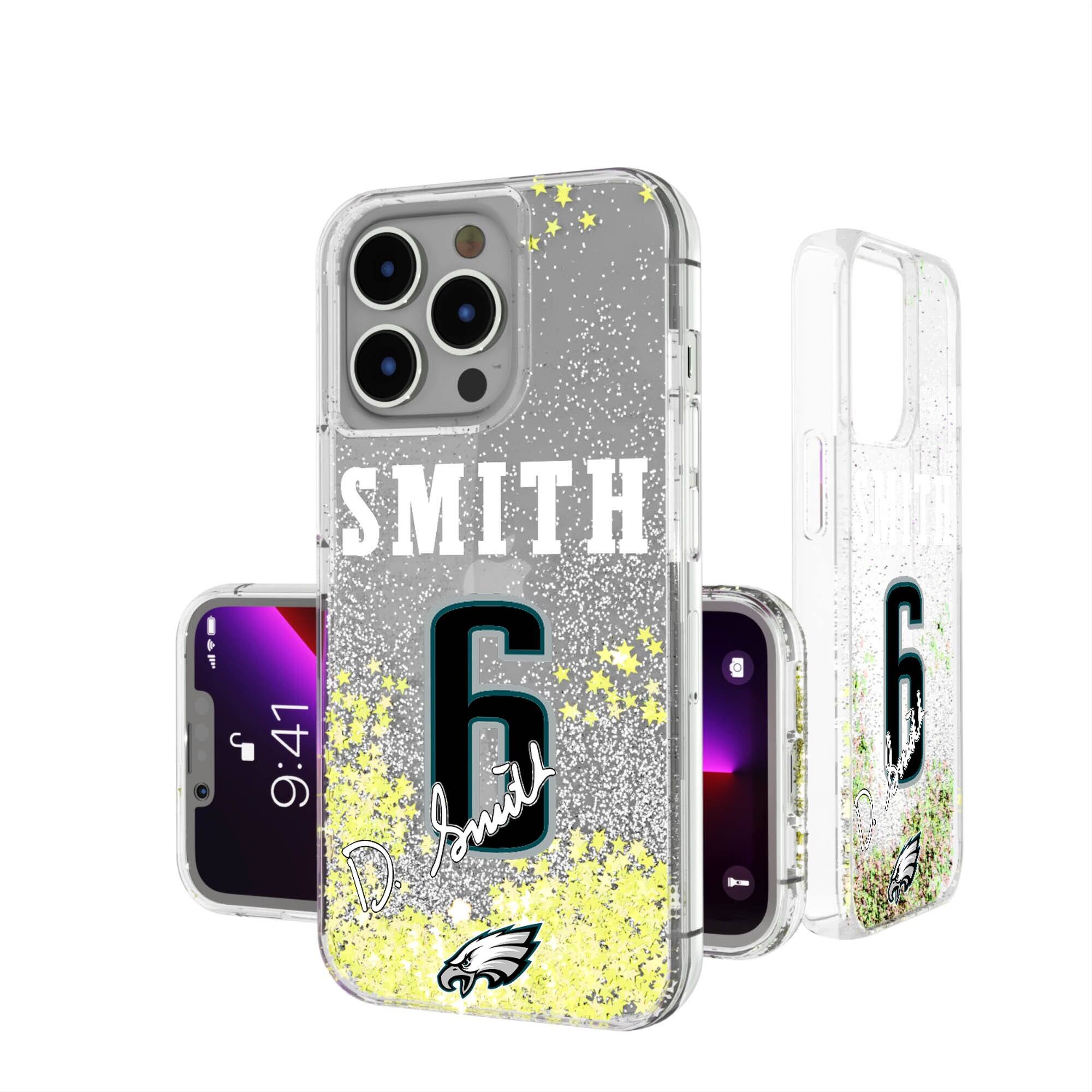 Keyscaper NFL DeVonta Smith Philadelphia Eagles iPhone Glitter Phone ...