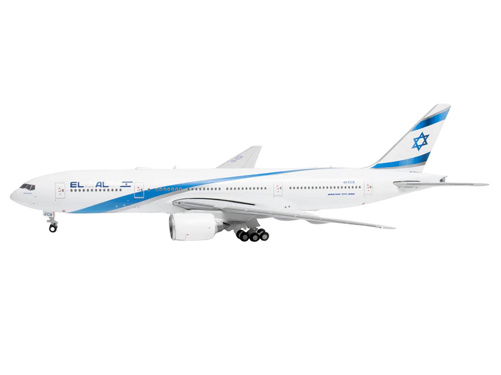 GeminiJets Boeing 777 200ER Commercial Aircraft EL AL Israel Airlines ...