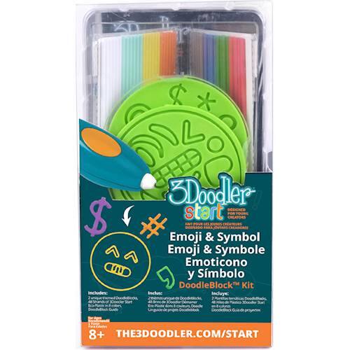 3Doodler Start "Emoji & Symbol" DoodleBlock and Filament Kit 3DS-DBK-SY ...