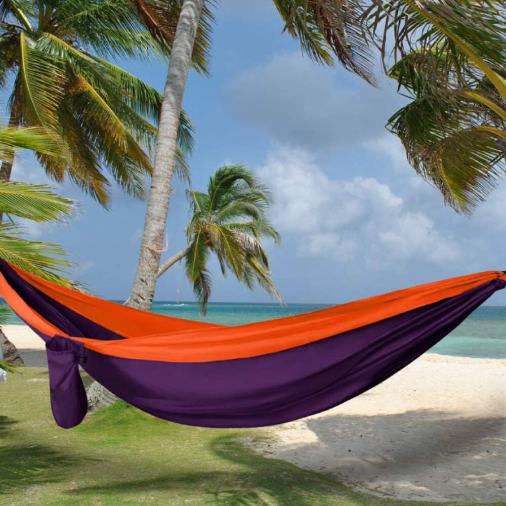 Eden Trails DOUBLE CAMPING HAMMOCK WITH TREE STRAPS ETI965462962 - Best Buy