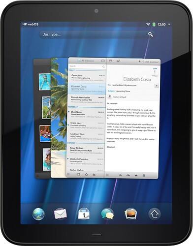 Best Buy: HP Refurbished Touchpad Tablet with 16GB Memory Black ...